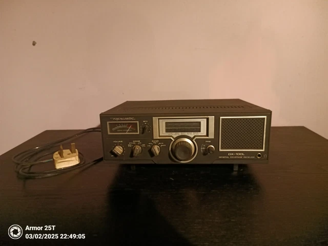 VINTAGE REALISTIC DX-100L Receiver Radio Scanner General Coverage ...