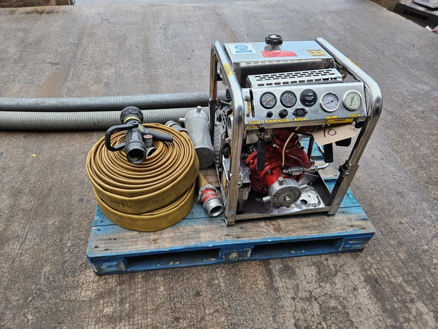 PORTABLE FIRE PUMP Angus Lw800 Lightweight Lpp Fire Rescue Vat Included ...