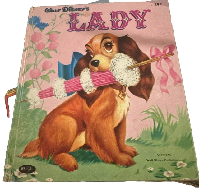 WALT DISNEY'S LADY by Walt Disney Studio; Whitman Book #2456-35; HB ...
