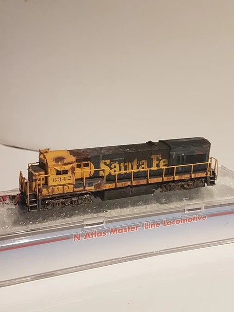 N SCALE MODEL trains locomotives Santa Fe $110.00 - PicClick AU