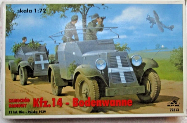 BAUSATZ DT. SDKFZ. 14 Funkwagen 1939 von RPM 72313 im Maßstab 1/72 EUR ...