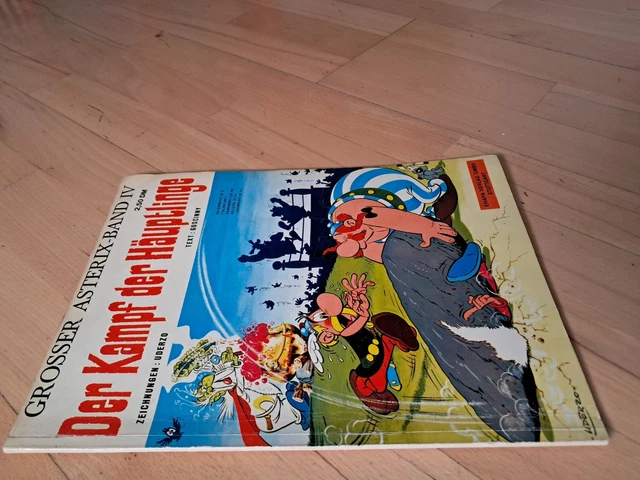 GROSSER ASTERIX BAND IV Der Kampf der Häuptlinge - ORIGINAL ERSTAUFLAGE ...