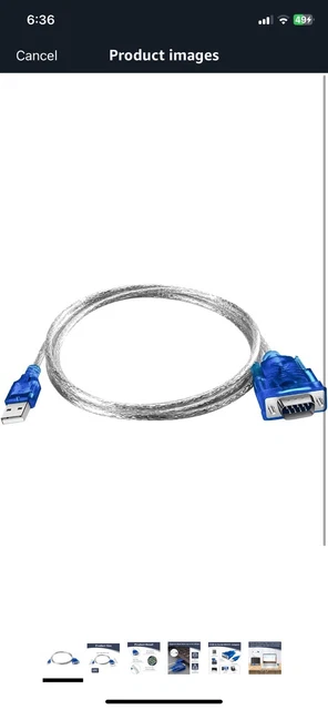 DIGI USB TO Serial Rs232 9 Pin Db9 Com Port Converter Adapter Cable ...