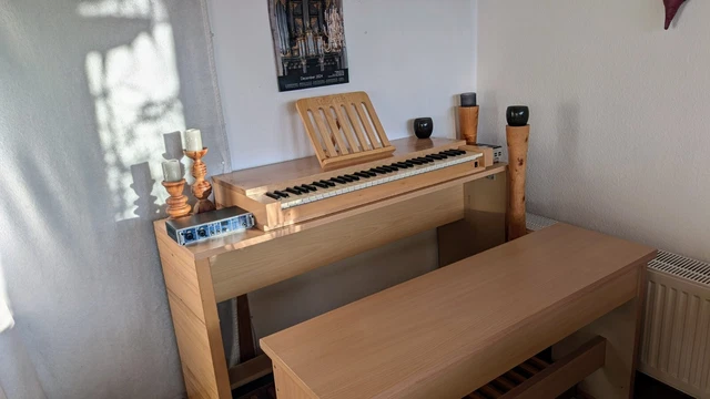 SAKRALORGEL SPIELTISCH HAUPTWERK Vollpedal Orgelbank Grand Orgue NP ca ...