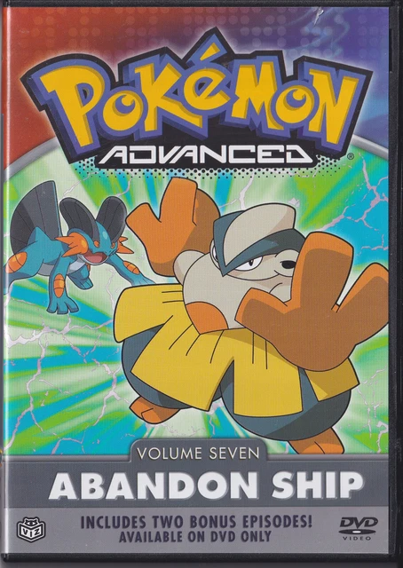 POKEMON ADVANCED VOLUME 7: Abandon Ship (DVD 2005) Region 1 R1 5 ...