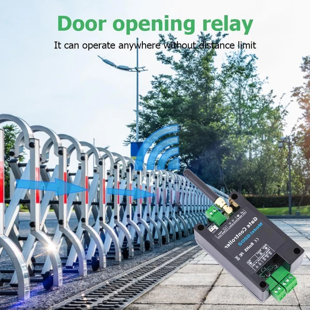 GATE OPENER RELAY Switch 2G Remote Controller Free Call 850/900/1800 ...