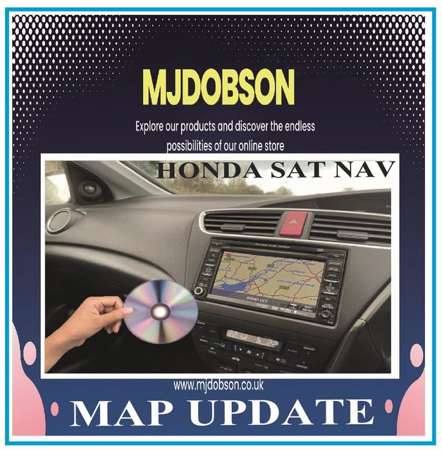 HONDA SAT NAV DVD CR-V, Accord, Legend, Civic, (IMA), CR-Z, Insight ...