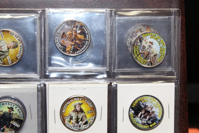 THE LEGEND OF West Colorized Commemorative Coin Collection - Qty 20 ...
