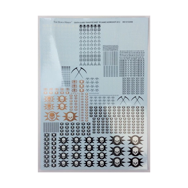 DEATH GUARD TRANSFER Sheet #1 NM £109.61 - PicClick UK