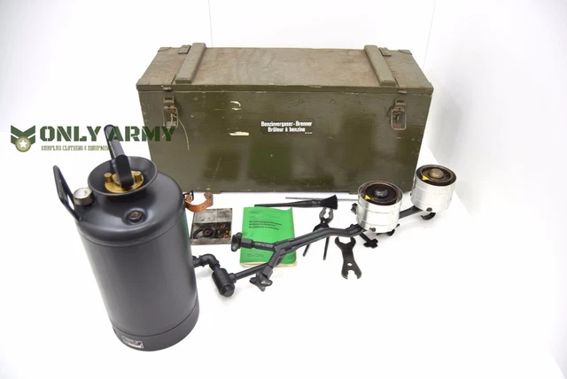 SWISS ARMY FIELD Cooker Stove Kitchen Petrol Burner Pressurised Fuel ...