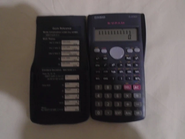 CASIO FX-83MS CALCULATOR. With Original Case and equipment vintage ...