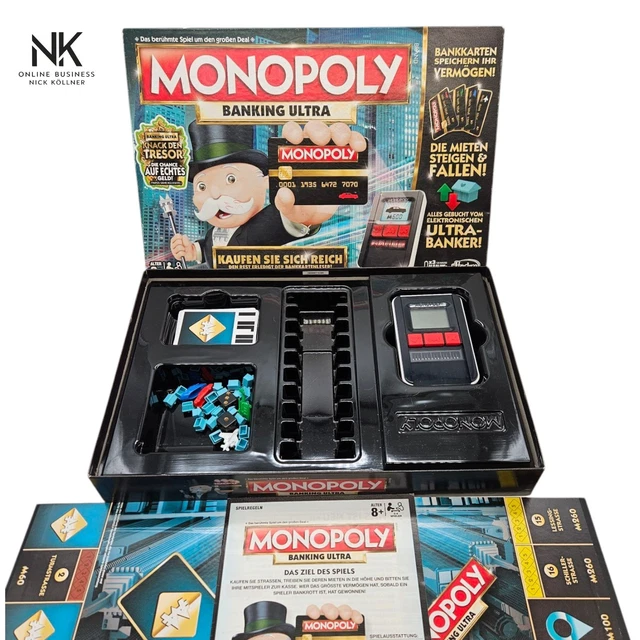 MONOPOLY BANKING ULTRA - Hasbro Brettspiel Gesellschaftsspiel EUR 29,99 ...