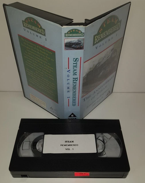 STEAM REMEMBERED VOLUME 1 Vhs Video Train £3.99 - PicClick UK