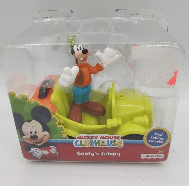 VINTAGE MICKEY MOUSE Clubhaus Goofy's Jalopy Disney Fisher Price NEU ...