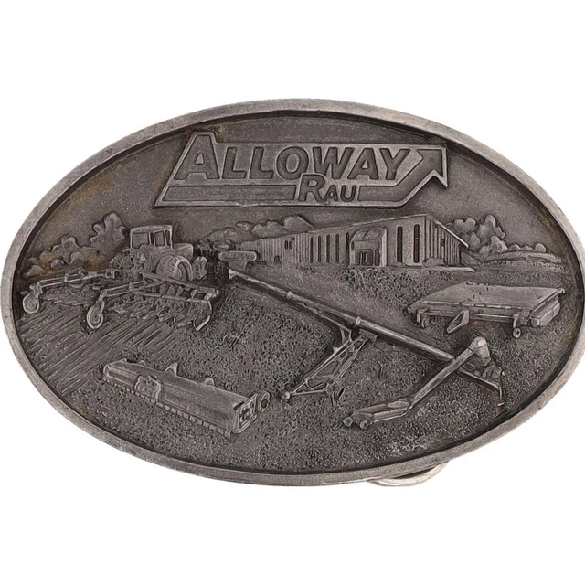 ALLOWAY RAU FARM Equipment Implements Farmer Farming 70s Vintage Belt ...