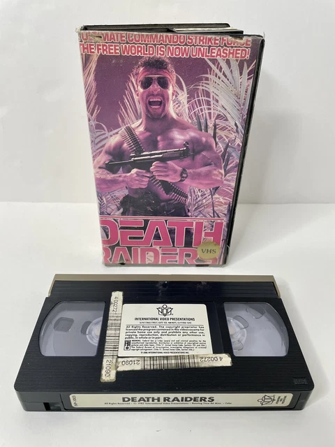 DEATH RAIDERS VHS (1984) Former Rental - RARE - OOP - HTF $11.98 - PicClick