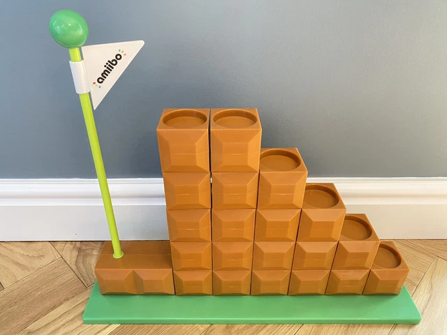 NINTENDO AMIIBO MARIO End Of Level Display Stand Complete Excellent £29 ...