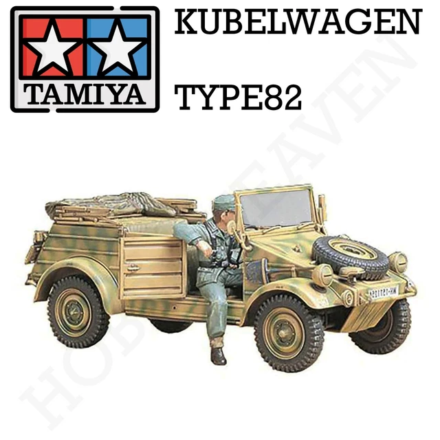TAMIYA 1/35 GERMAN Kubelwagen Type 82 Model Kit Fast Shipping 35213 £12 ...