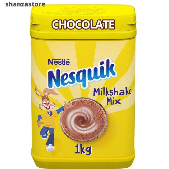 NESQUIK CHOCOLATE FLAVOURED Milkshake Powder 1kg Tub | UK Free And Fast ...