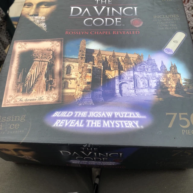 THE DA VINCI Code Rosslyn Chapel Revealed Puzzle 750 Pieces NEW Sealed ...