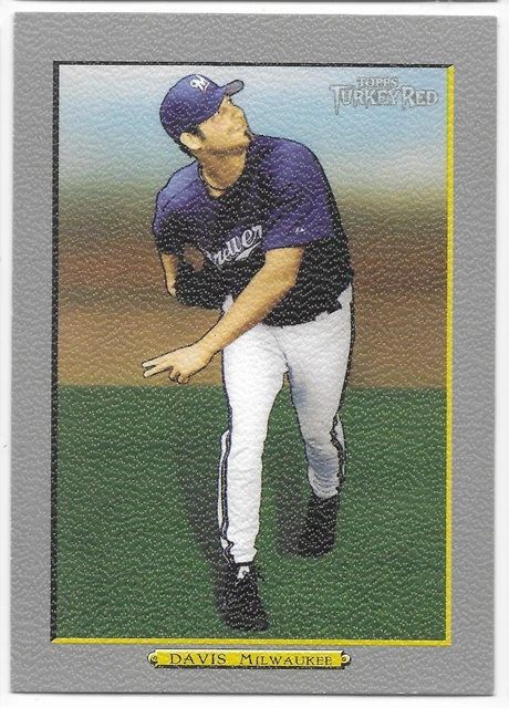 MILWAUKEE BREWERS - Carte rouge MLB Doug Davis #412 2006 TOPPS Turquie ...