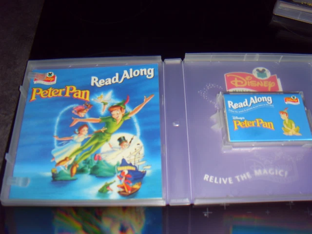 DISNEY RARE PETER PAN READ ALONG BOOK&STORY TAPE CASSETTE COMPLETE ...
