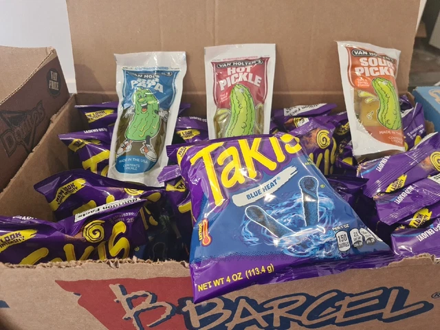 VAN HOLTENS VIRAL Pickle And Blue Heat Bundle (4OZ LARGE TAKIS PACK) £4 ...