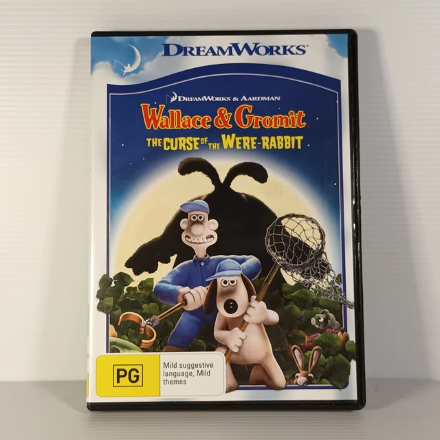 WALLACE AND GROMIT The Curse Of The Were-Rabbit DVD 2005 Peter Sallis Region 4 $7.99 - PicClick AU