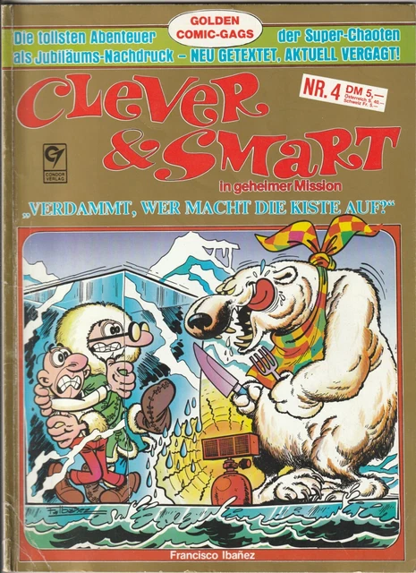 CLEVER & SMART GOLDENE COMIC-GAGS #4, Condor 1986 COMICALBUM Z2 EUR 7 ...