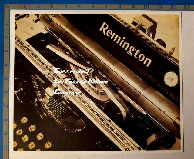 REMINGTON TYPEWRITER MAN RAY document photo clipping EUR 5,00 - PicClick FR
