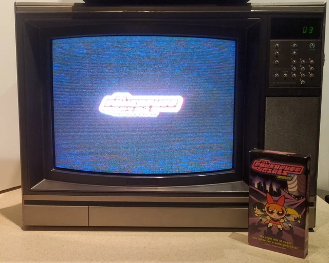 THE POWERPUFF GIRLS Movie VHS Vintage Cartoon Network 2002 Anime ...