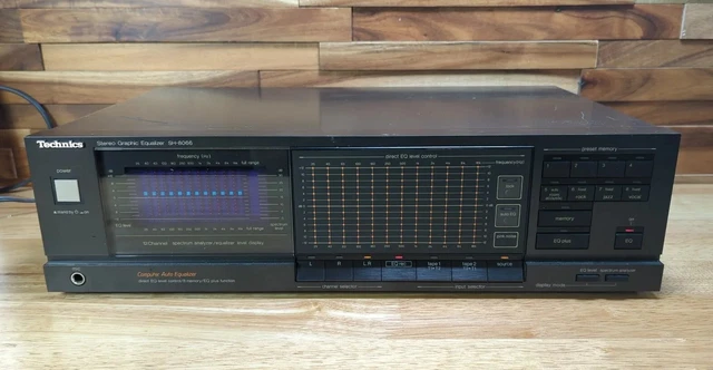 TECHNICS SH-8066 STEREO Graphic Equalizer Spectrum Analyzer Vintage ...