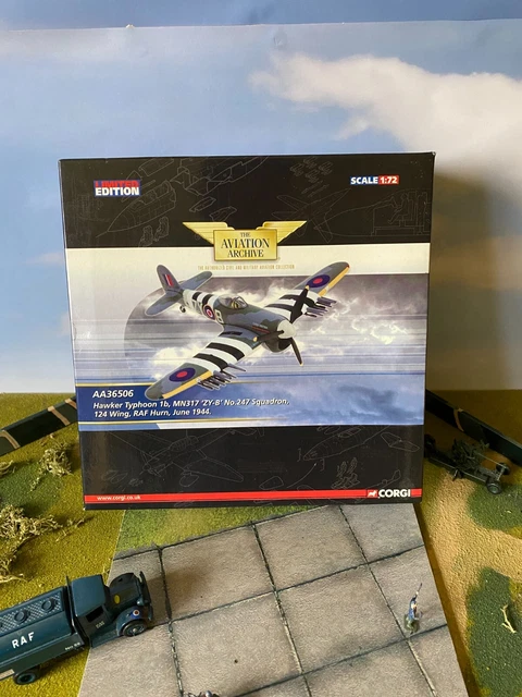 CORGI AVIATION ARCHIVE 1/72nd scale diecast Model ref : AA36506 TYPHOON ...