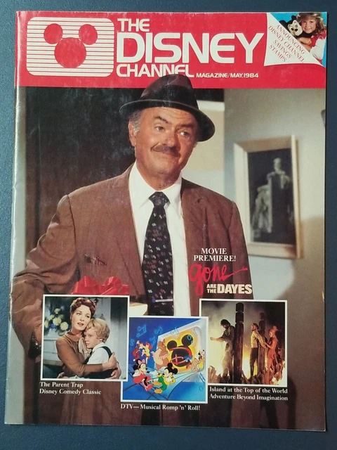 THE DISNEY CHANNEL Magazine / May 1984 Parent Trap Gone Are The Dayes ...