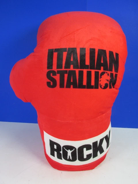 VERY LARGE OFFICIAL ROCKY BALBOA BOXING GLOVE MOVIE SOFT PLUSH italian ...