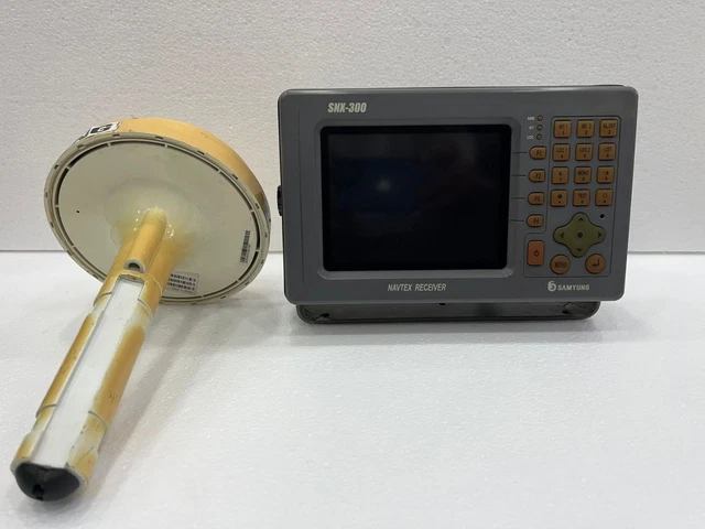 USED SAMYUNG SNX-300 IMO GMDSS Dual-Channel NAVTEX Receiver Display Unit - 5.6" $1,678.80 ...