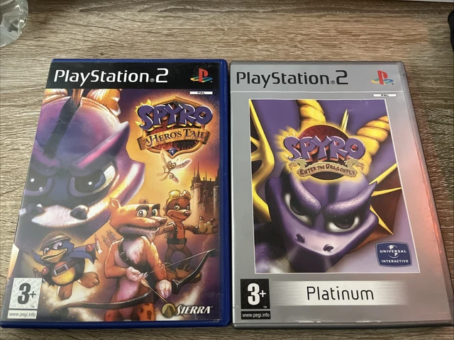 SPYRO COLLECTION- PLAYSTATION 2 PS2 - Enter The Dragonfly & A Hero's ...