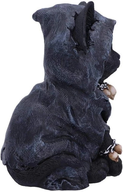NEMESIS NOW FELINE Cloaked Grim Reaper Cat Figurine, Polyresin, Black ...