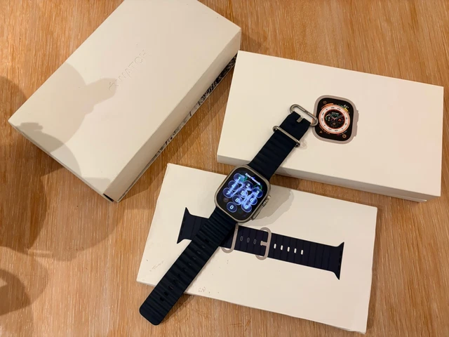 APPLE WATCH ULTRA 49mm Titanium Midnight Ocean Band £281.49 - PicClick UK