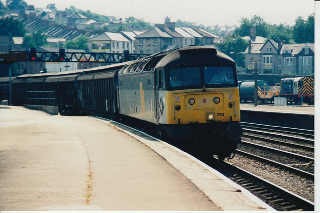 RAILWAY TRAIN PHOTOGRAPH Class 47 47293 at Newport 25/07/95 £0.99 ...