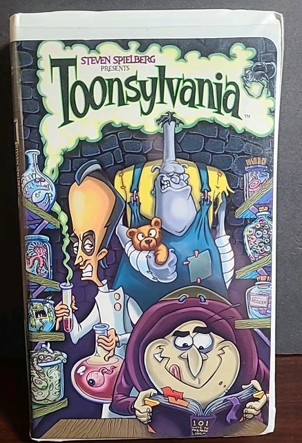 STEVEN SPIELBERG TOONSLVANIA, Children animated video, VHS tape format ...
