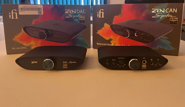 IFI AUDIO ZEN DAC Signature v2 DAC and Amplifier -STACK- W/ 4.4mm to 4 ...