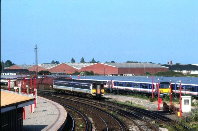 6802 ORIGINAL COLOUR Slide Dmu Class 155 329 At Fratton Stabling Point ...
