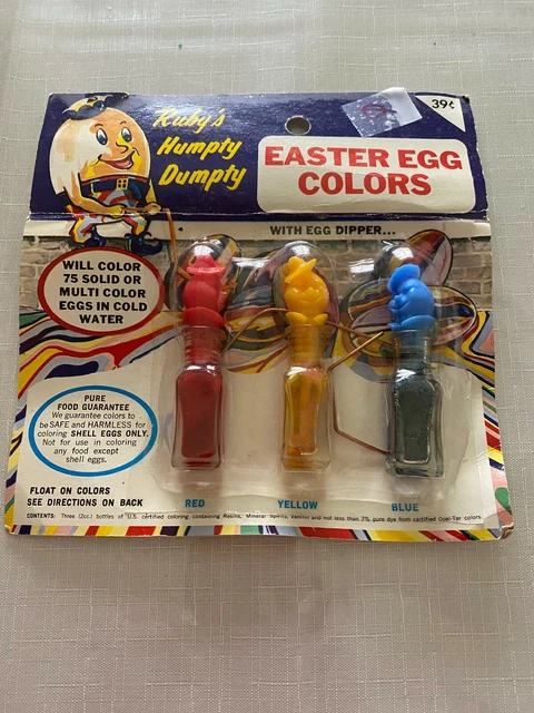 VINTAGE RUBY'S HUMPTY Dumpty Glass Bunny Head Easter Egg Dye Bnib £123. ...