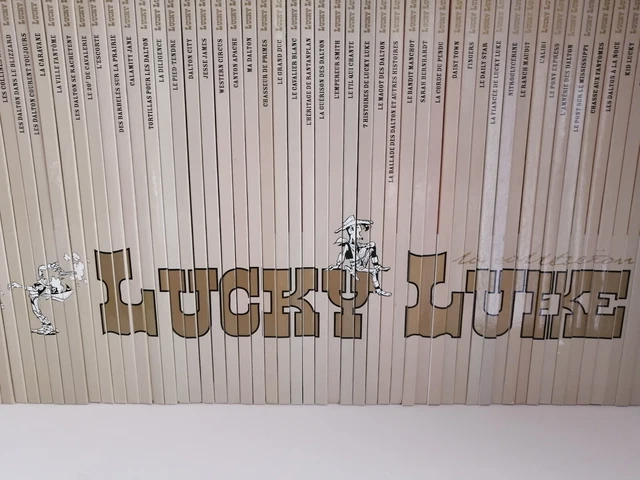 LUCKY LUKE INTÉGRALE Collection HACHETTE - 95 tomes avec fresque : RARE ...