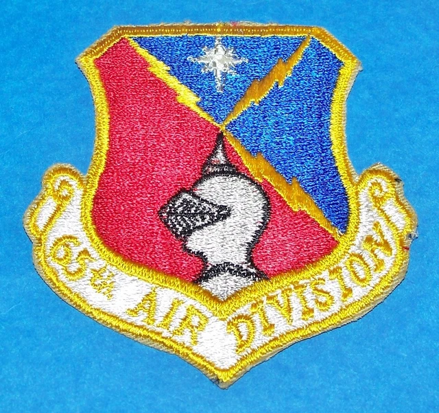 ORIGINAL CUT-EDGE 1960'S USAF 65th AIR DIVISION PATCH £1.86 - PicClick UK