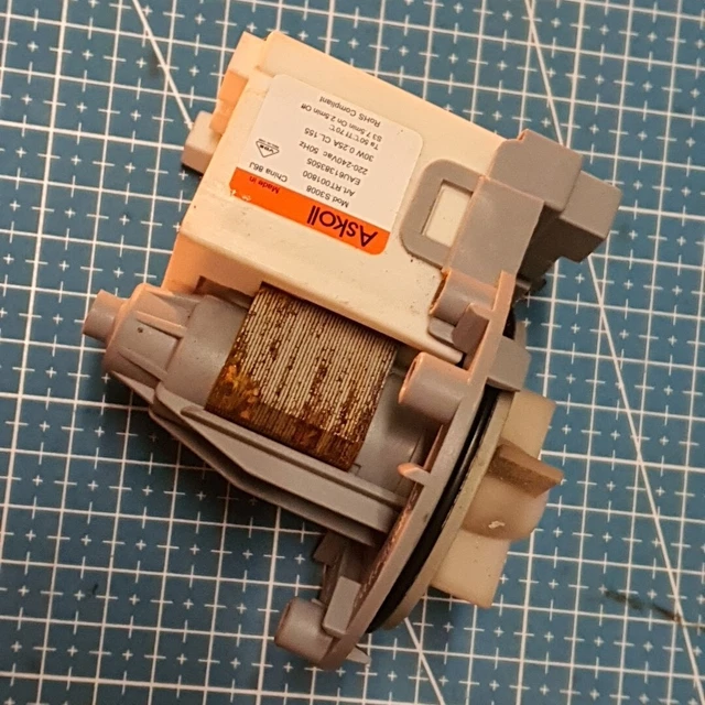 GENUINE LG FRONT Load Washing Machine Drain Pump Motor 30W EAU61383505 ...