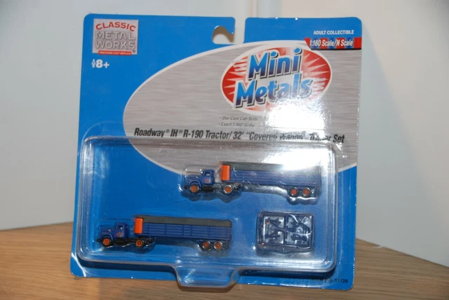 MINI METALS CLASSIC Metal Works USA Roadway IH Covered wagon escala N ...