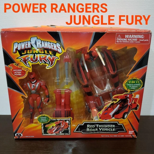 VÉHICULE BANDAI POWER Rangers Jungle Fury Sentai Gekirenger DX RED ...