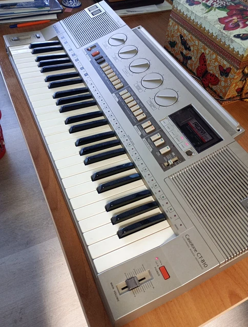 TASTIERA SINTETIZZATORE VINTAGE CASIO CASIOTONE CT810 Anni 80 90 ...